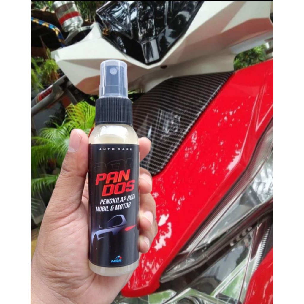 Jual Pengkilap Body Motor & Mobil / Semi Nano Coating / PANDOS 100 ml ...