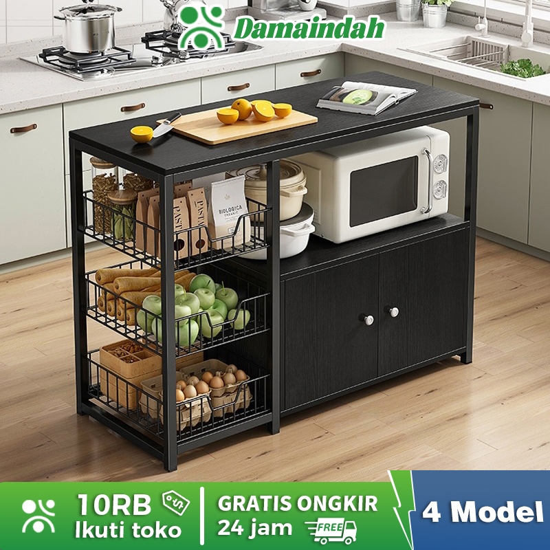 Jual Damaindah Rak Dapur / Meja Dapur / Meja Kompor 2 Tungku / Lemari ...