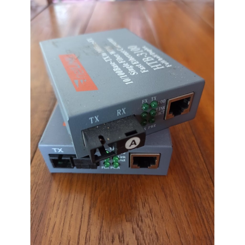 Jual NETLINK HTB 3100 SINGLE FIBER ETHERNET CONVERTER 1 FO 1 LAN 10/100 ...