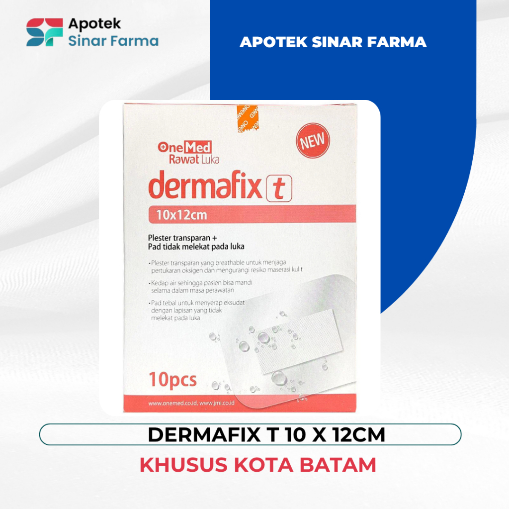 Jual DERMAFIX T 10X12CM PER BOX PLASTER LUKA TRANSPARAN | Shopee Indonesia
