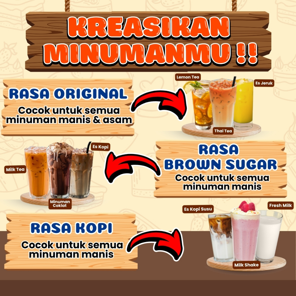 Jual GrassJellyCincauAlaChatimeCocokDengan STIR UP Sirup Sirop Syrup ...