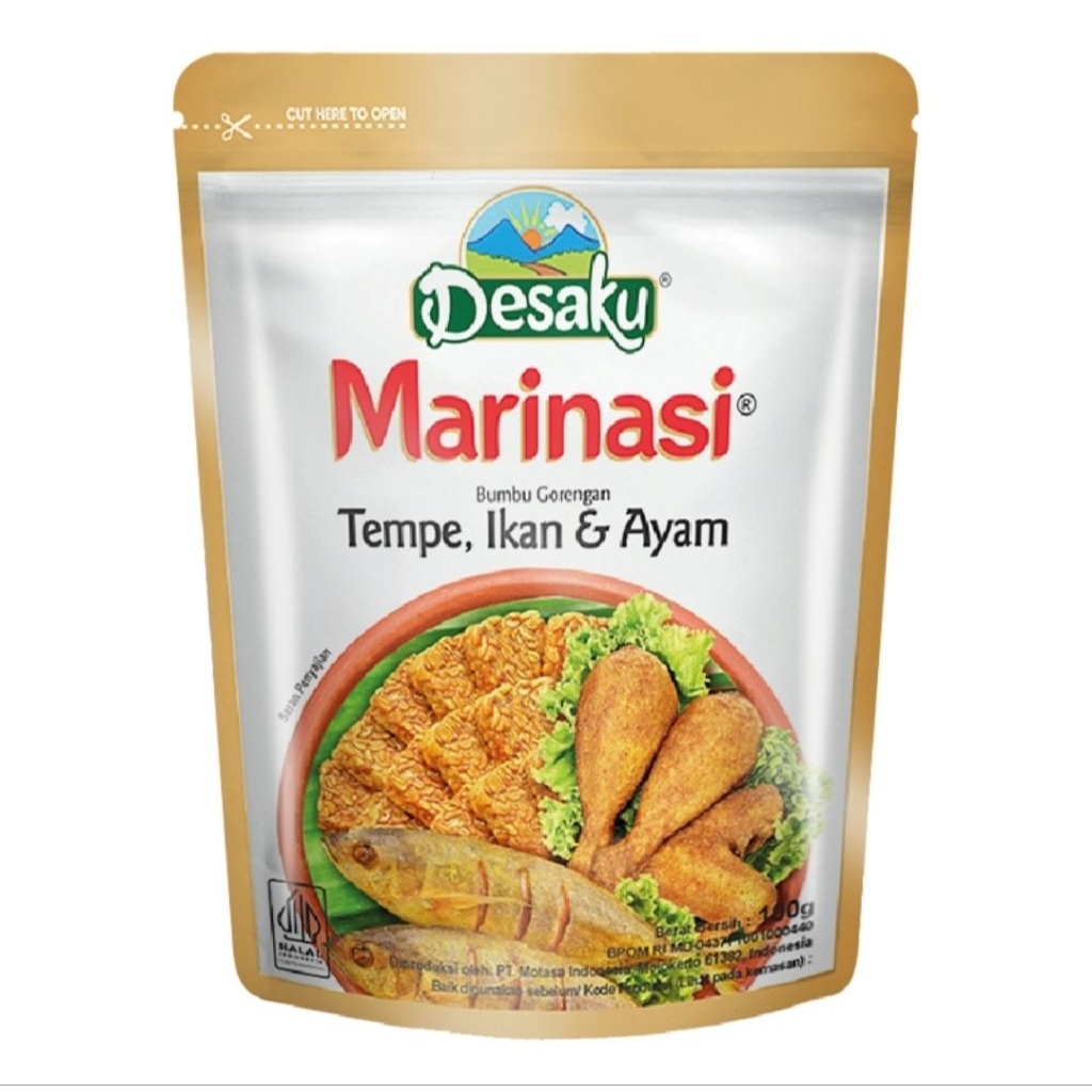 Jual Desaku Marinasi Bumbu Gorengan Tempe, Ikan & Ayam 100g | Shopee ...