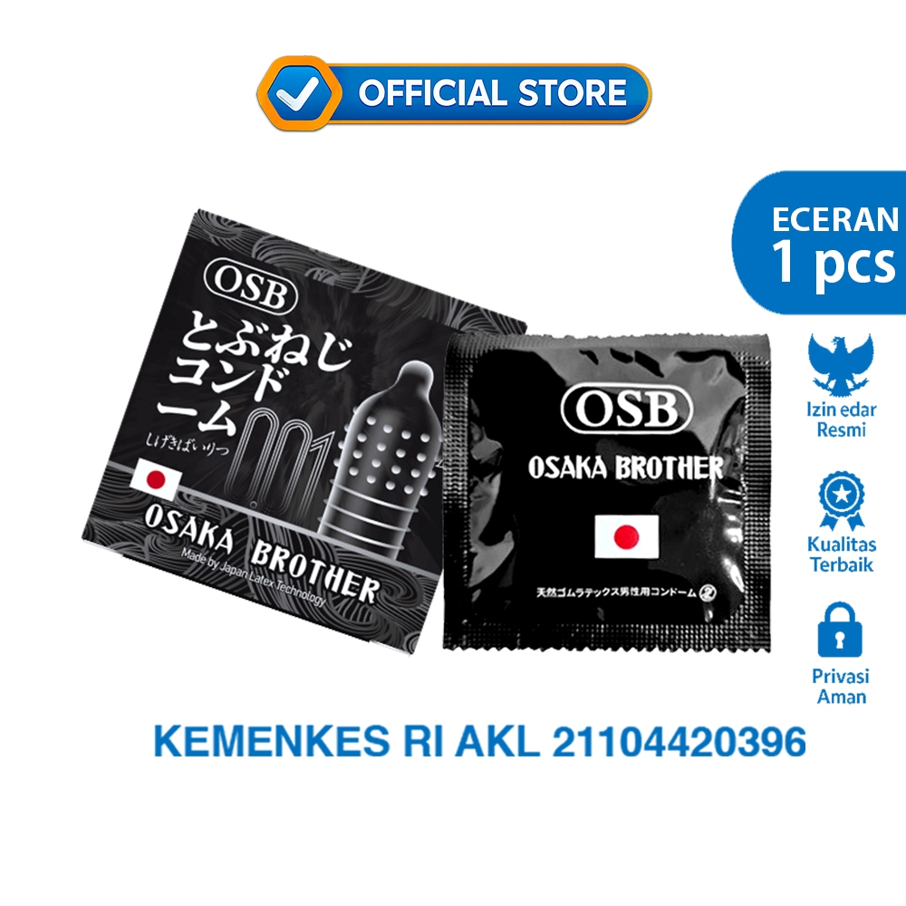 Jual Kondom 001 OSB Osaka Brother Gerigi Pipa - Ecerean 1 Pcs | Shopee Indonesia