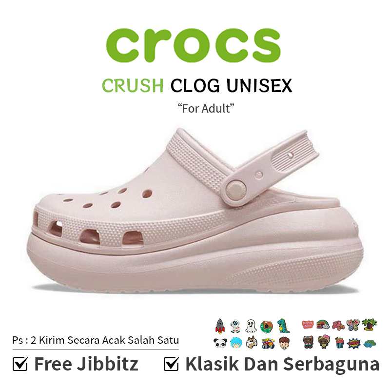 Jual [COD]ORIGINAI Crocs Crush Clog Unisex Sandal/Sandal Crocs Wanita ...