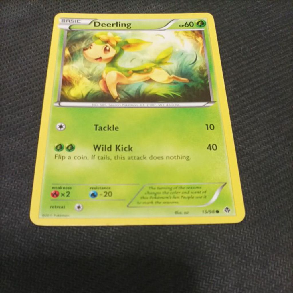Jual POKEMON DEERLING EMERGING POWERS COMMON NON FOIL SINGLES | Shopee ...