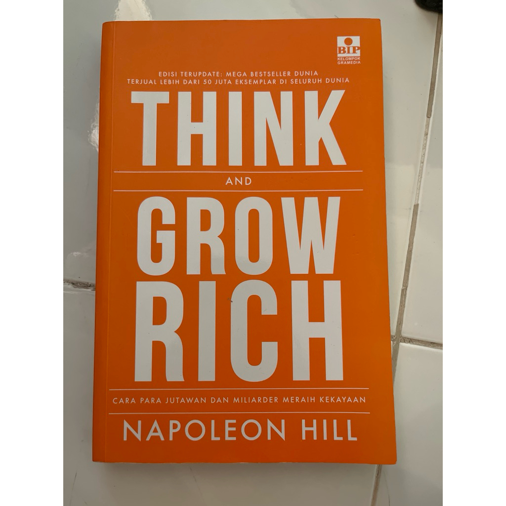 Jual Buku Think and Grow Rich - Napoleon Hill | Shopee Indonesia