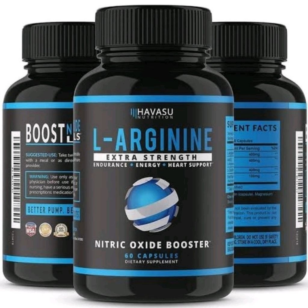 Jual Havasu nutrition L-arginine extra strength nitric oxide booster asli 60 capsules | Shopee ...