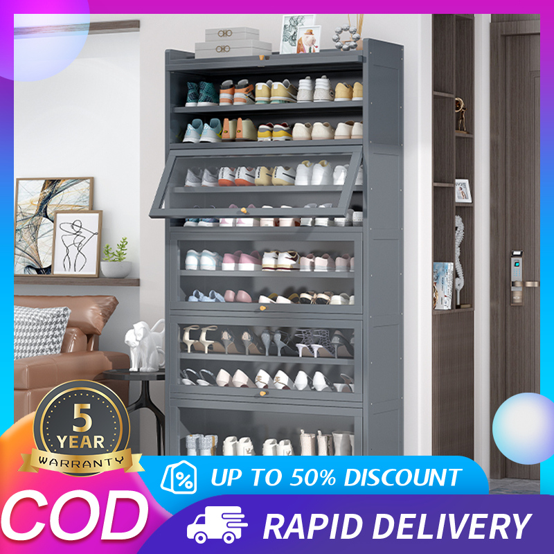 Jual Rak Sepatu Bambu 11 Susun (172cm) - Lebar 32cm Kapasitas 50 Pasang ...