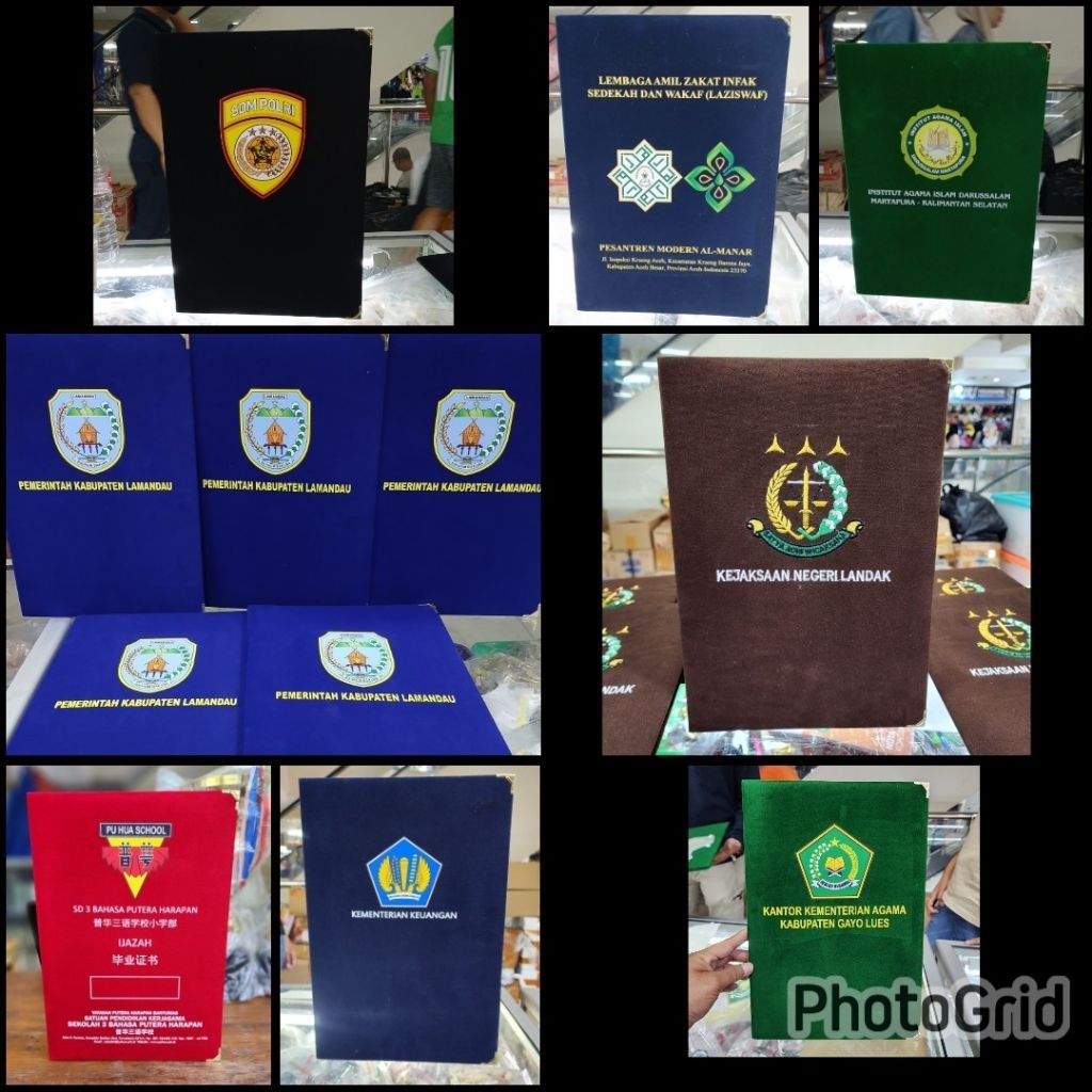 Jual map beludru custom sablon digital/sablon dtf uk.f4 dan A4 | Shopee ...