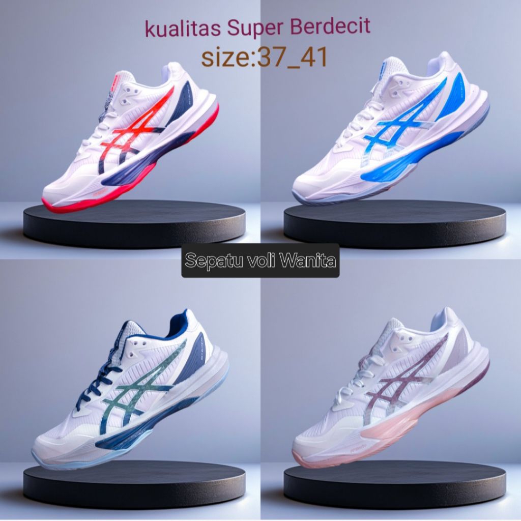 Jual Cod Sepatu Voli Wanita / Sepatu Olahraga / Sepatu Voli / Asics Sky ...