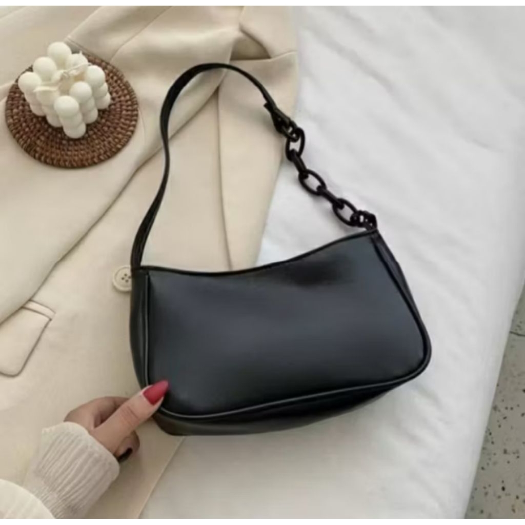 Jual Tas bahu wanita aligator Rante dan polos | Shopee Indonesia