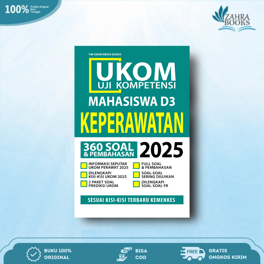 Jual Buku UKOM Uji Kompetensi D3 Keperawatan 2025 - Media Eduka ...