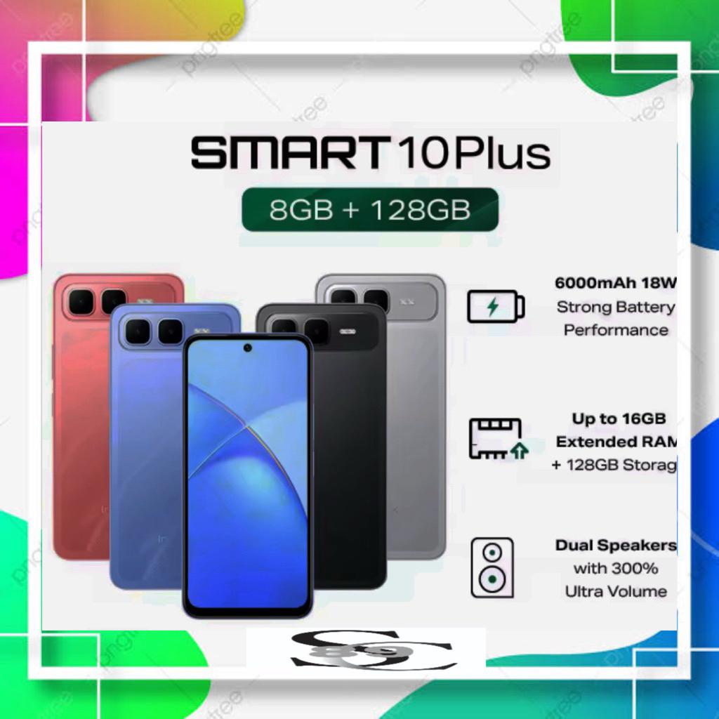 Jual INIFINIX SMART 10 PLUS 8/128GB NFC | SMART 10 4/64/128GB GARANSI ...