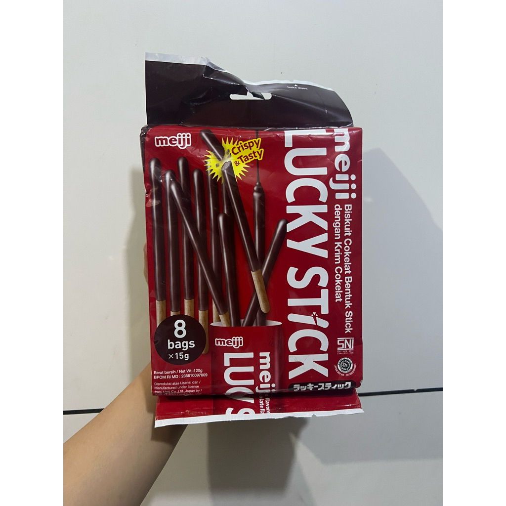 Jual meiji lucky stick 15gr isi 8 pcs | Shopee Indonesia