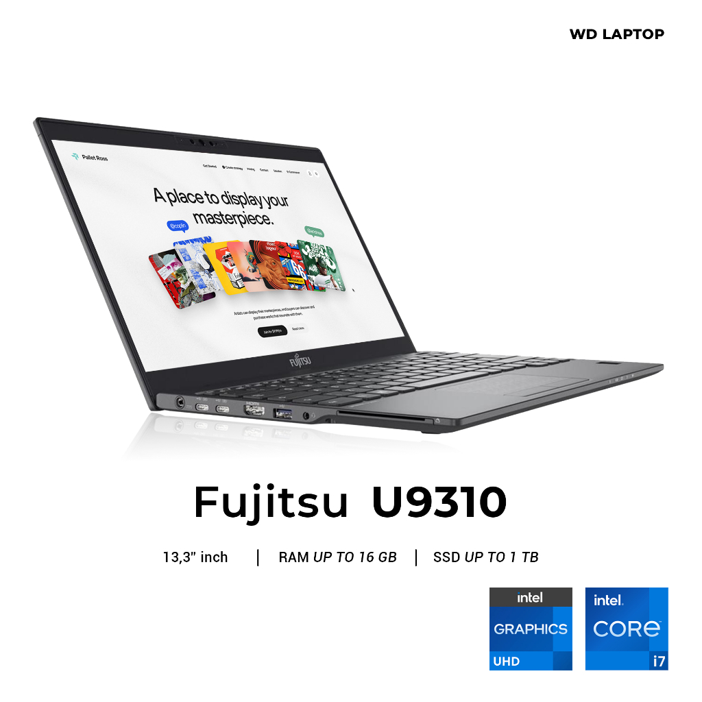 Jual Laptop Fujitsu Lifebook U9310 | Intel Core i7 Gen 10 | Ram 16GB ...
