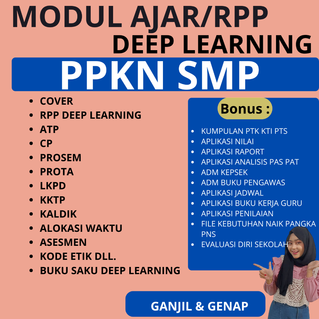 Jual Modul Ajar/RPP Deep Learning PPKN SMP ( KELAS 7-8-9 ) - RPP DEEP ...