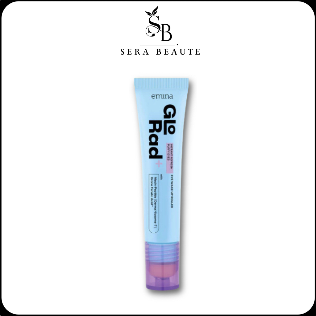 Jual EMINA GloRad+ Instant Refresh Puffy Eyes Eye Wake Uo Roller 15ml ...