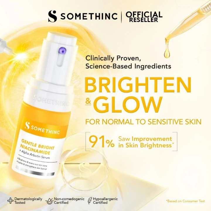 Jual SOMETHINC GENTLE BRIGHT NIACINAMIDE + ALPHA ARBUTIN SERUM 20 ML ...