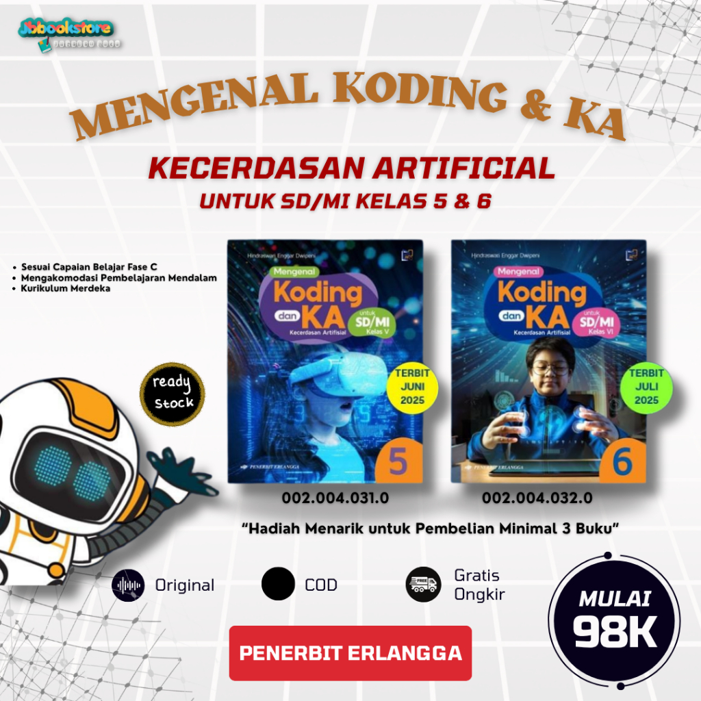 Jual Mengenal Koding dan KA (Kecerdasan Artifisial) untuk SD/MI Kelas 5 ...
