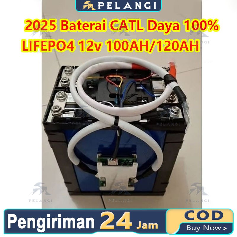 Jual Battery Lifepo4 12v 100ah/120AH plus BMS 2025 baterai baru dengan baterai 100% CATL/BYD ...