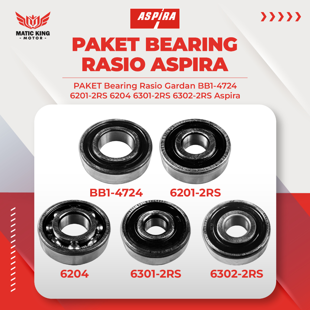 Jual Paket Bearing Laher Lahar Gigi Rasio Gardan Beat Vario Genio ...