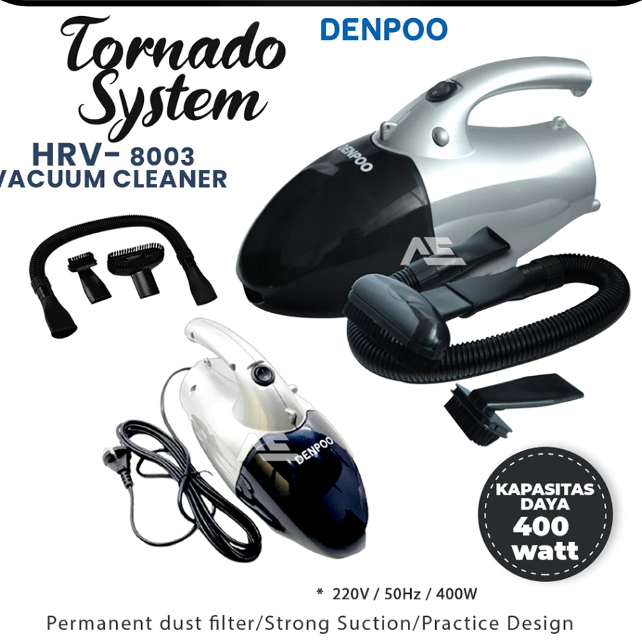 Jual Vacuum Cleaner Penghisap Debu Denpoo HRV 8003 | Shopee Indonesia