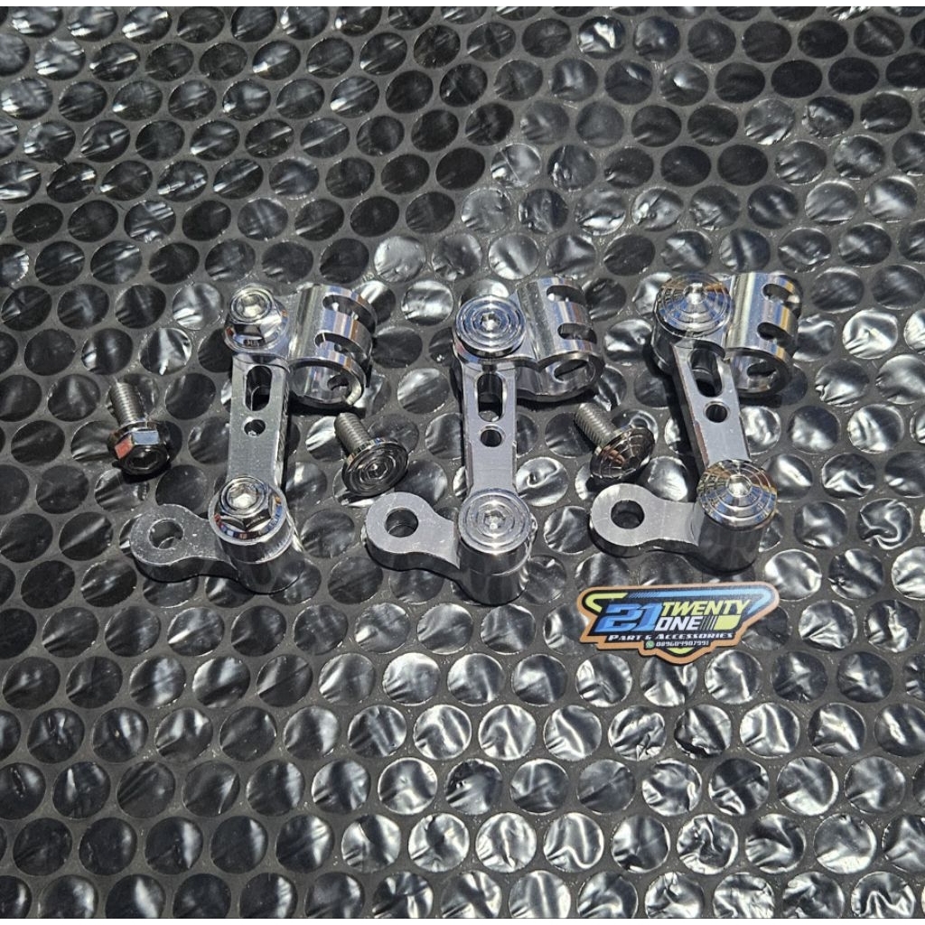 Jual bracket selang rem depan Cnc + baut stainless universal beat mio ...