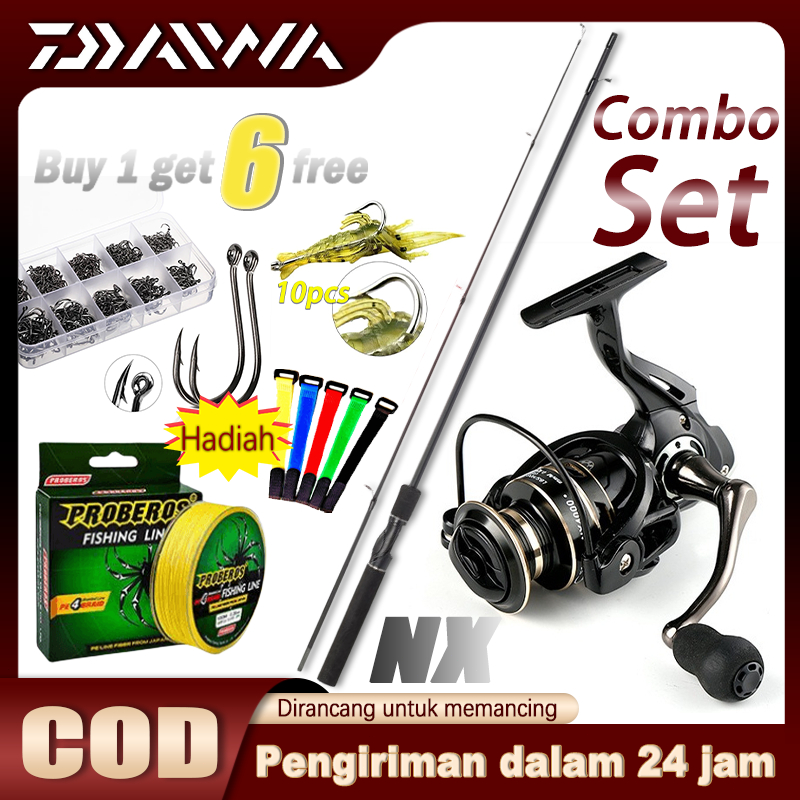 Jual DAIWA Joran Pancing Set 1.8m/2.1m Joran Pancing 2000-7000 Reel ...
