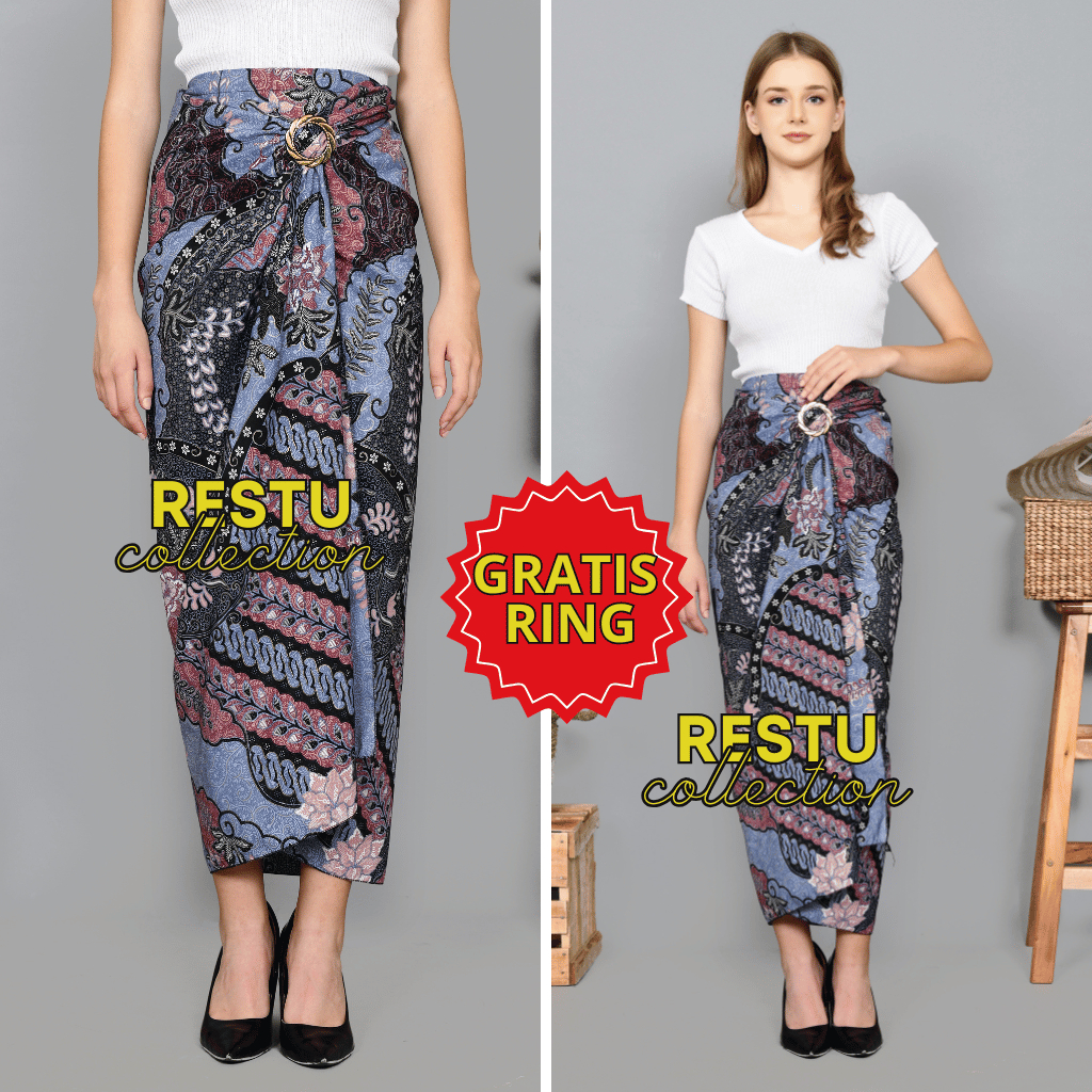 Jual Rok lilit batik / rok lilit batik kain lilit Premium / lilit batik ...