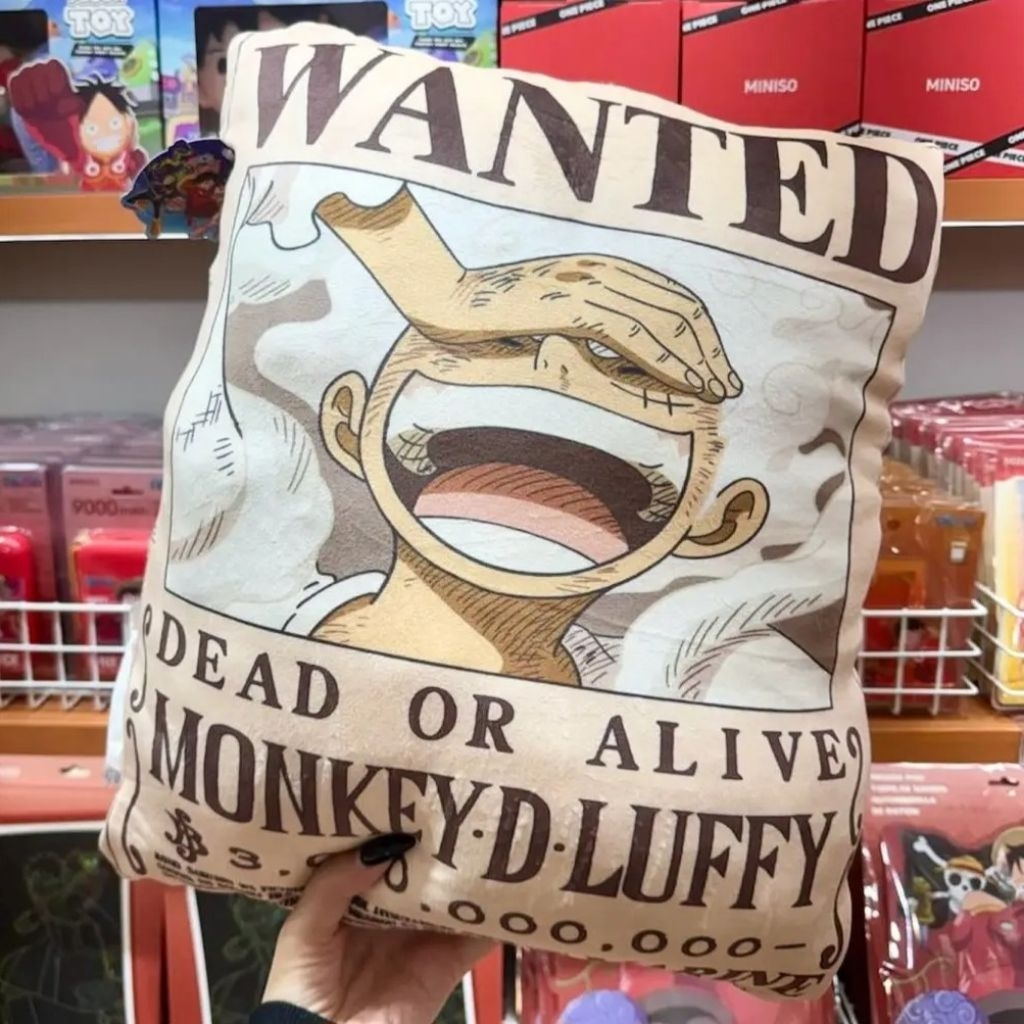 Jual Miniso x One Piece Bantal Bounty Luffy Bounty Trafalgar Law Luffy ...