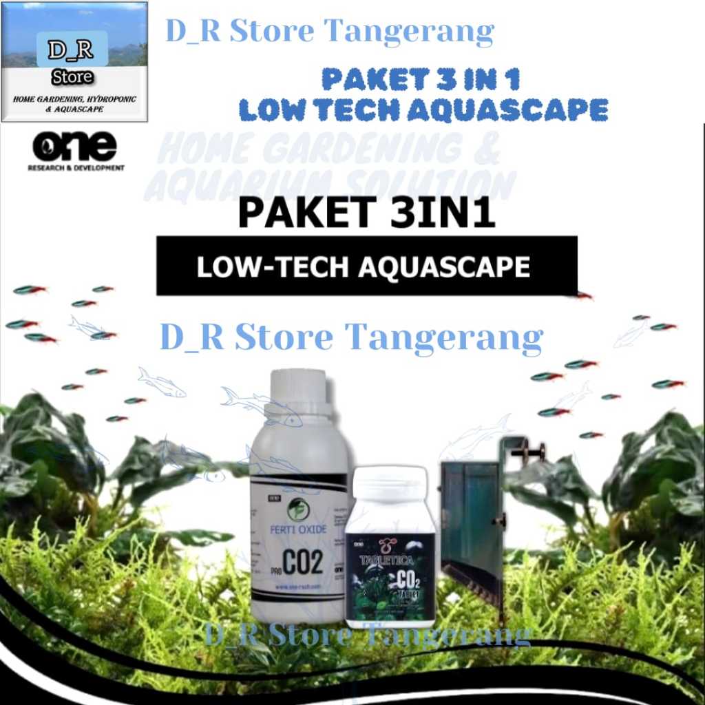 Jual PAKET CO2 AQUASCAPE LOW-TECH KIT DR TGR | Shopee Indonesia