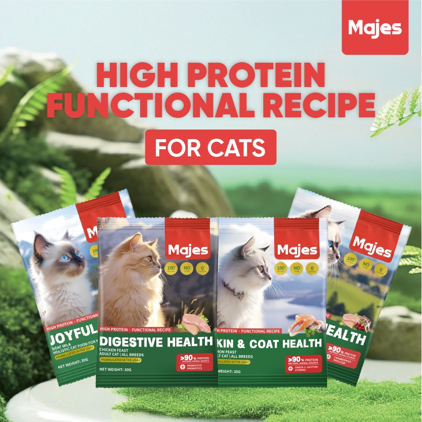 Jual Majes High Protein Kibble Makanan Kucing Dry Cat Food Adult Kitten ...