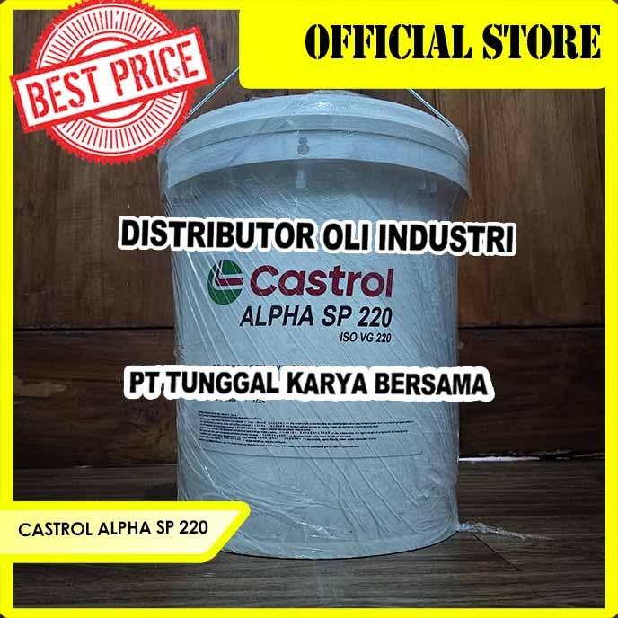 Jual CASTROL ALPHA SP 220 ( OLI GEAR ISO VG 220 ) | Shopee Indonesia