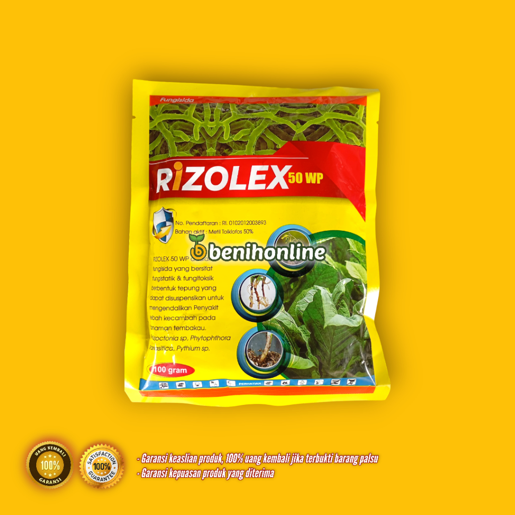 Jual RIZOLEX 50WP METIL TOLKOFOS 50% REBAH KECAMBAH FUNGISTATIK DAN ...