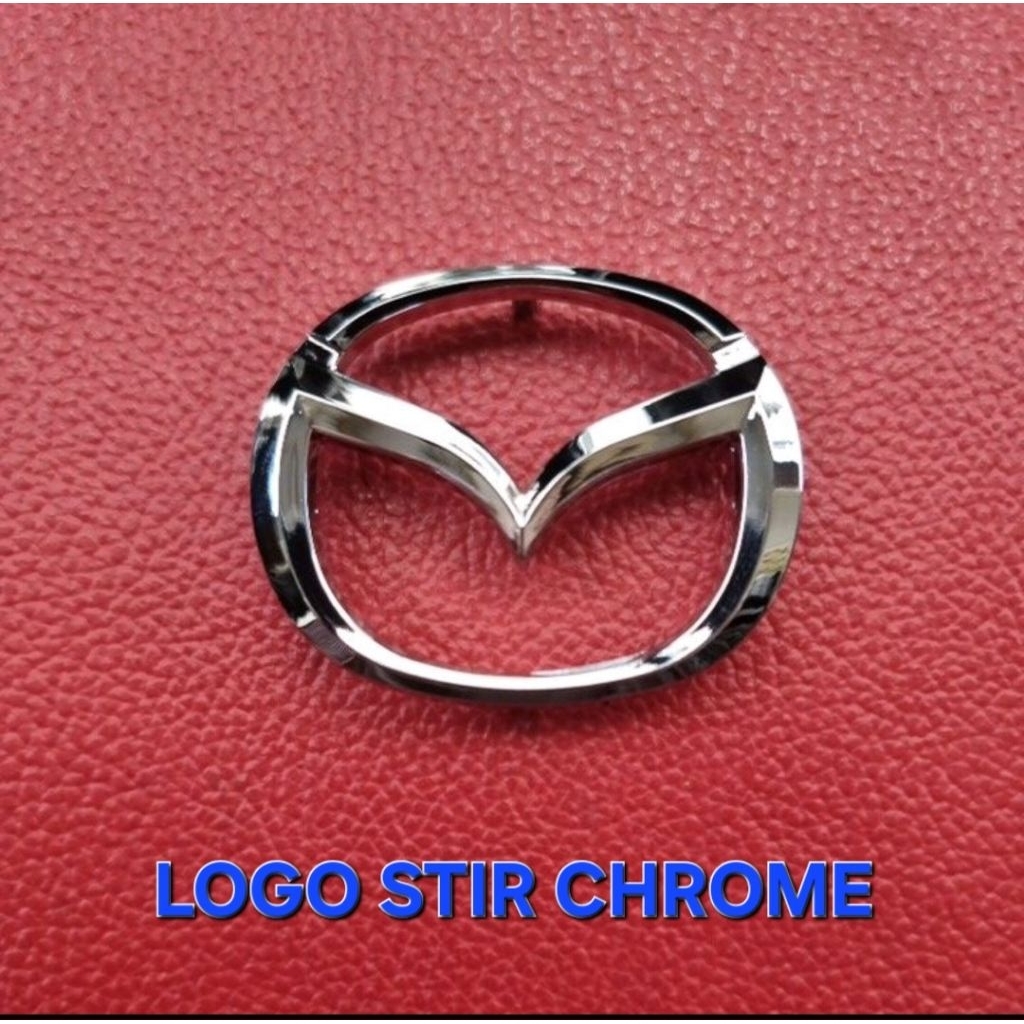 Jual Emblem Stir Logo MAZDA (Chrome 7 kaki) | Shopee Indonesia