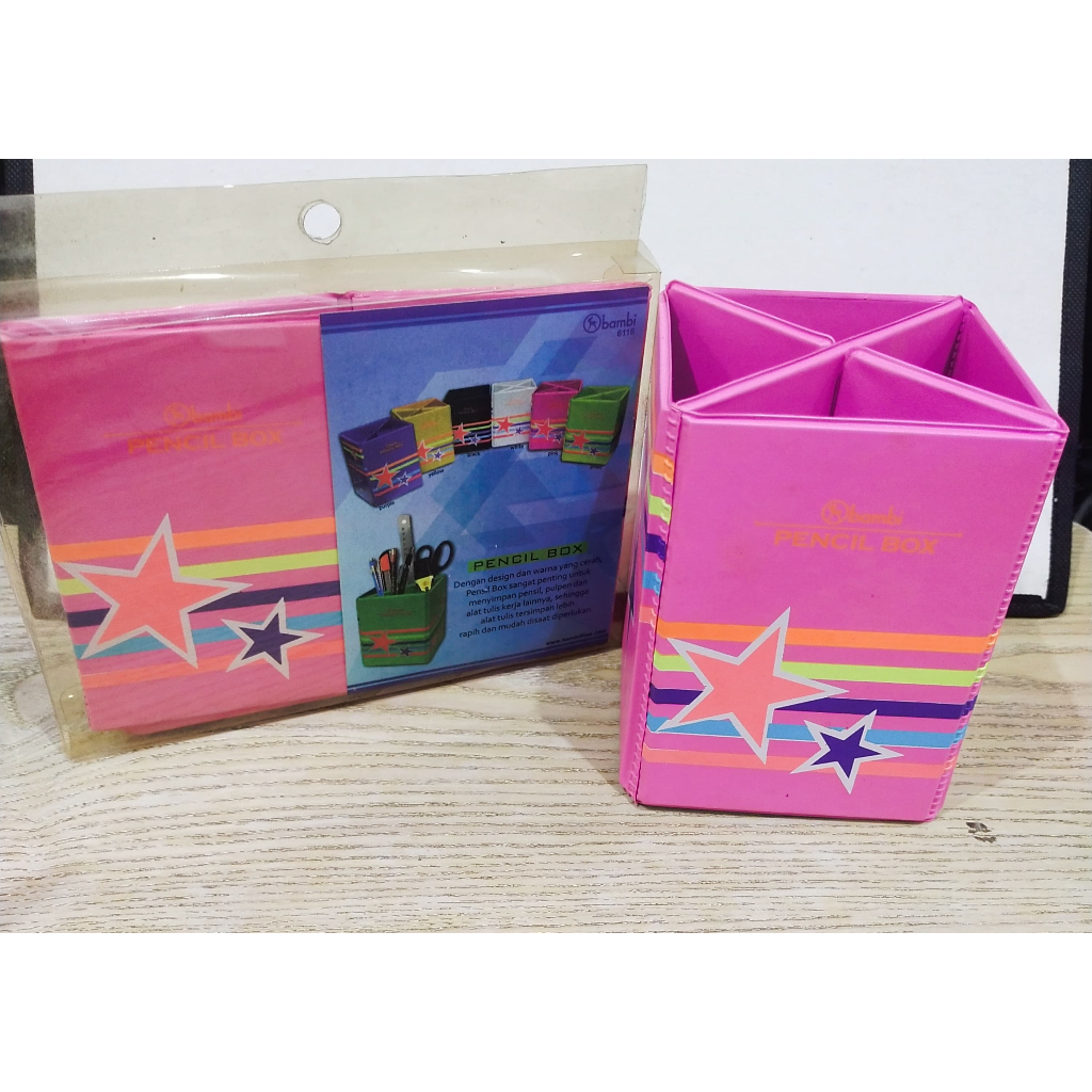 Jual Bambi Pencil Box / Tempat Pensil Meja Kantor 6116 | Shopee Indonesia