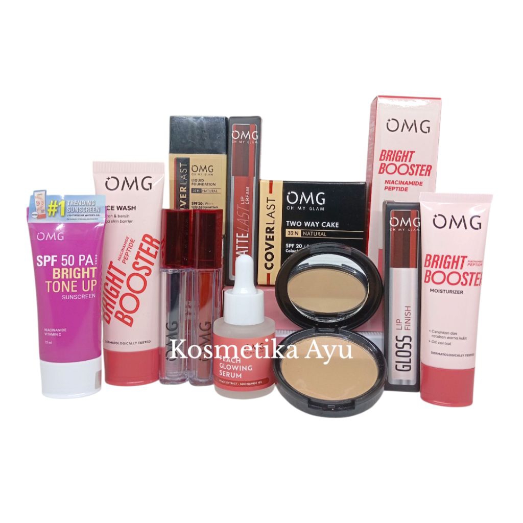 Jual OMG Oh My Glow Paket Lengkap Super Glow Kit / OMG Skincare Glow ...