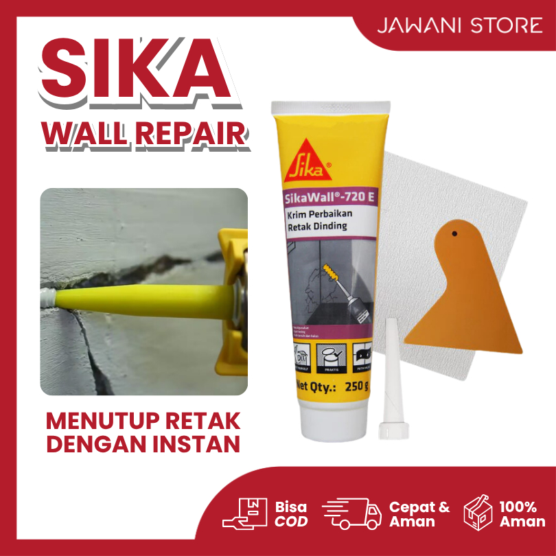 Jual [JawaniStore] Sika Wall Repair SikaWall-720 E Krim Perbaikan Retak ...
