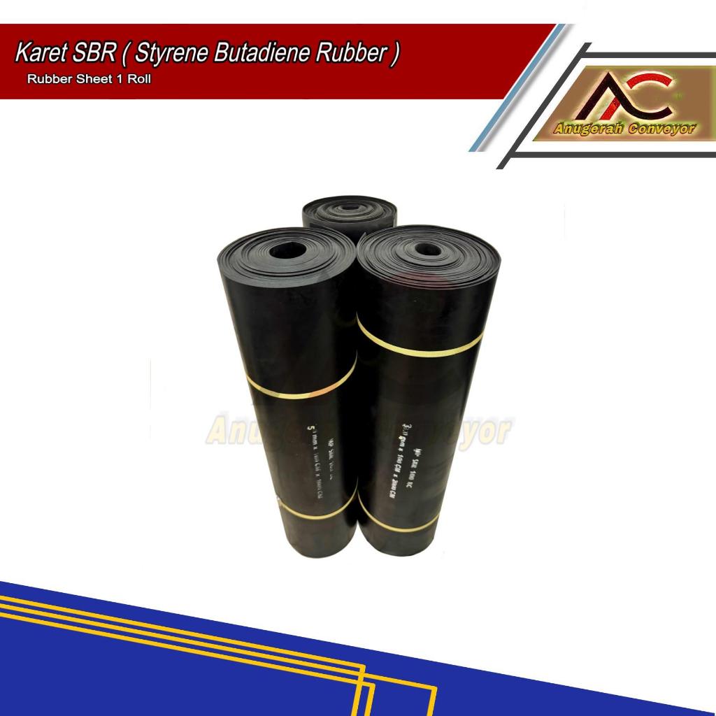 Jual Rubber Sheet Lembaran 5 mm x 100 cm x 200 cm Karet SBR ( Styrene ...