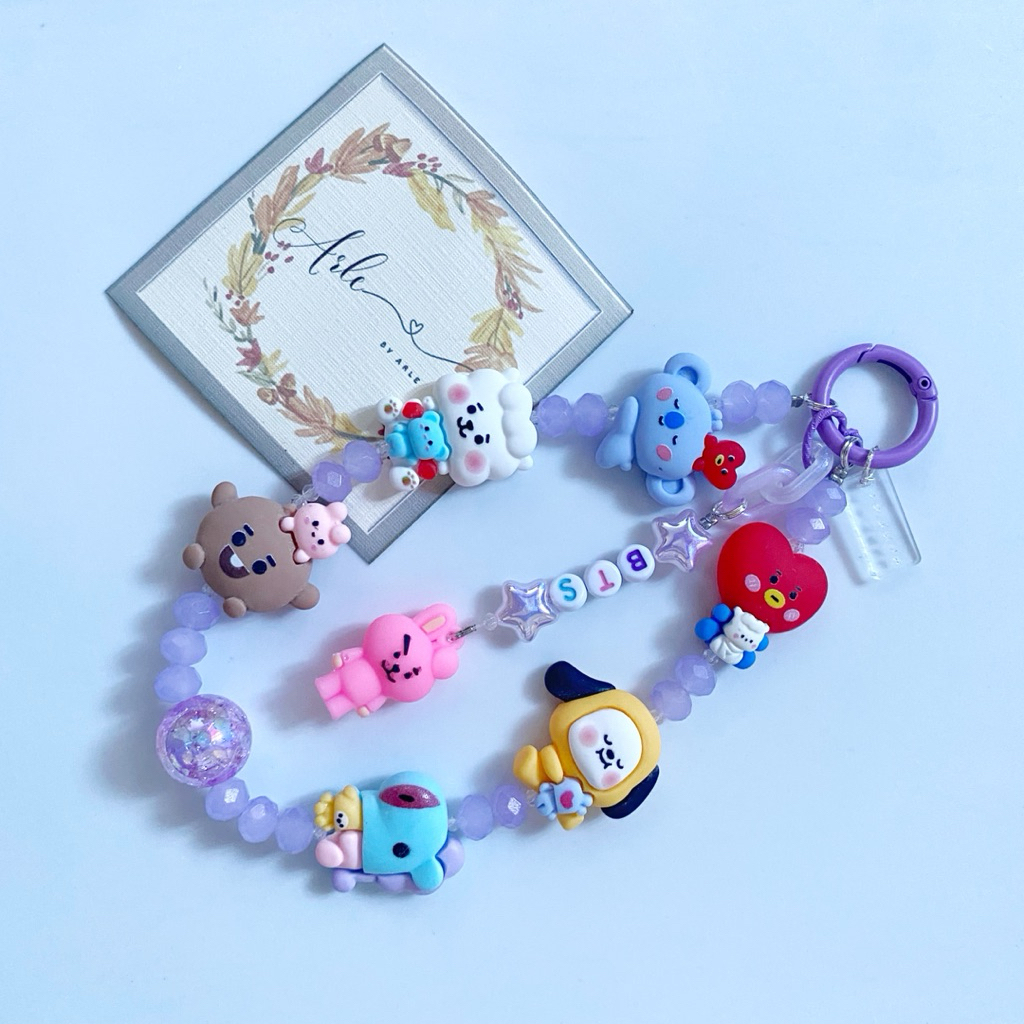 Jual Strap hp BT21, strap hp BTS, gantungan hp BTS, gantungan handphone ...