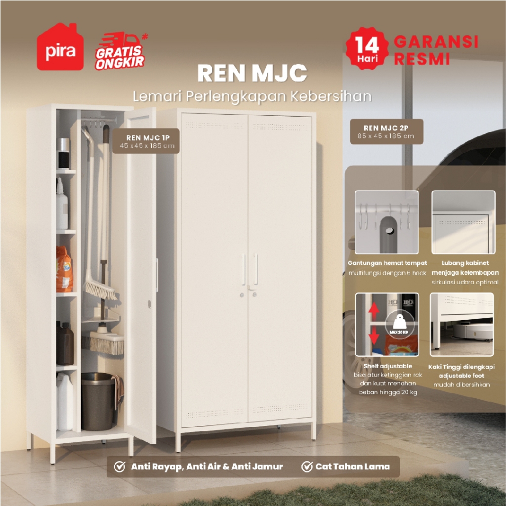 Jual PIRA - REN MJC Lemari Sapu / Lemari Janitor / Lemari Serbaguna ...