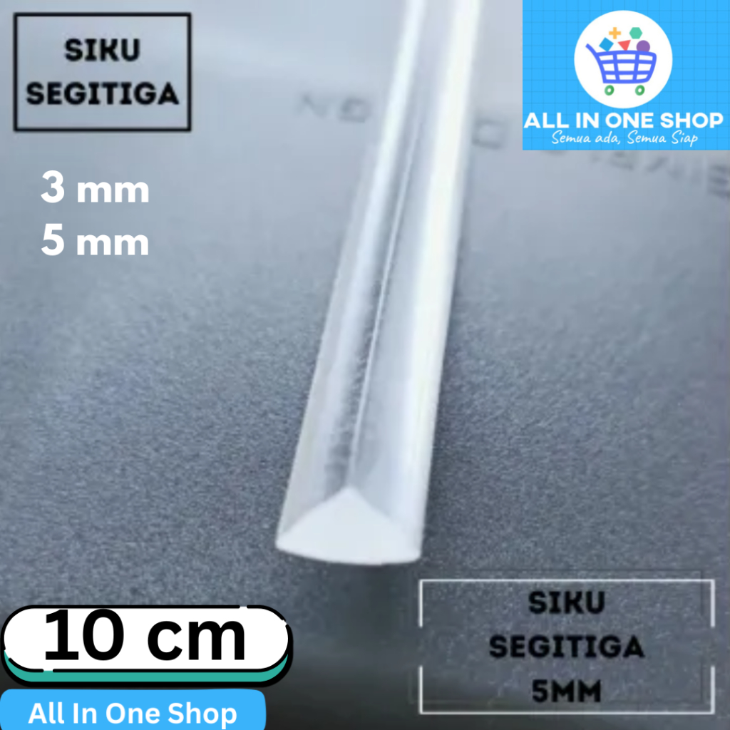 Jual Acrylic Akrilik Siku Segitiga Bening Transparan 10 cm | Shopee ...