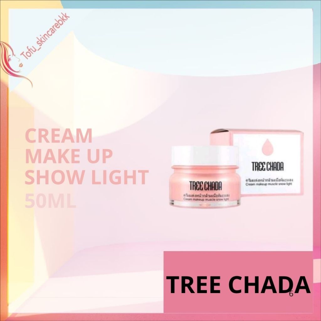 Jual Tree Chada Cream Makeup Snow Light PRIMER THAILAND BEST SELLER ...