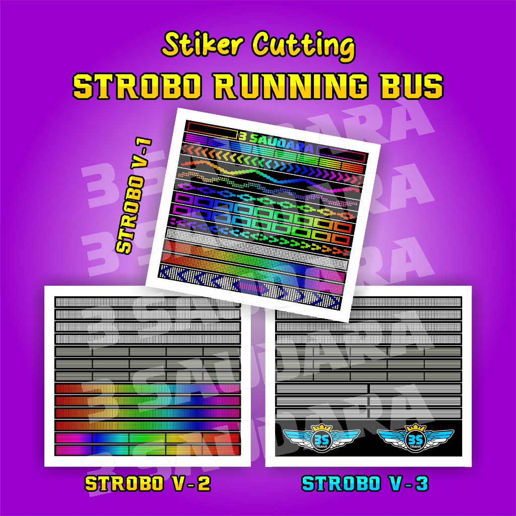 Jual Stiker Cutting STROBO BUS | Shopee Indonesia