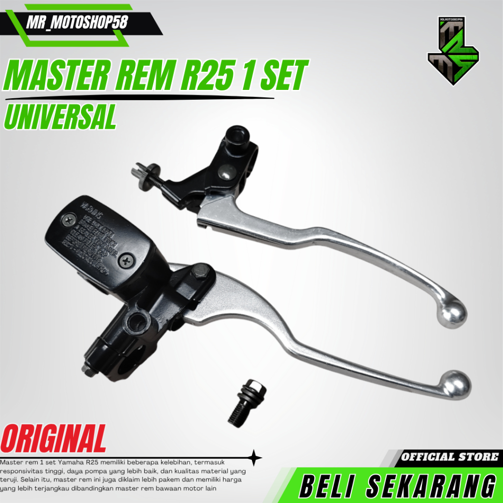 Jual Master Rem + Handle 1 Set R25 Tuas Master Rem Yamaha R25 Handle ...