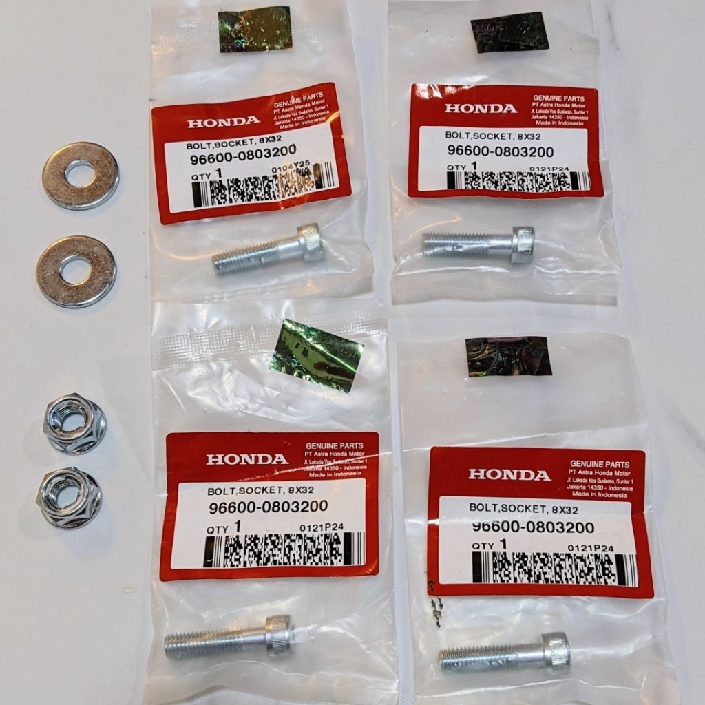 Jual Baut L Raiser & Mur lock + Ring Beat Street, PCX 150 & PCX 125 CBU ...