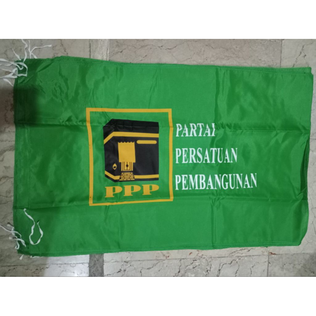 Jual Bendera partai ppp terbaru ukuran 60x90cm isi 50 lembar | Shopee ...