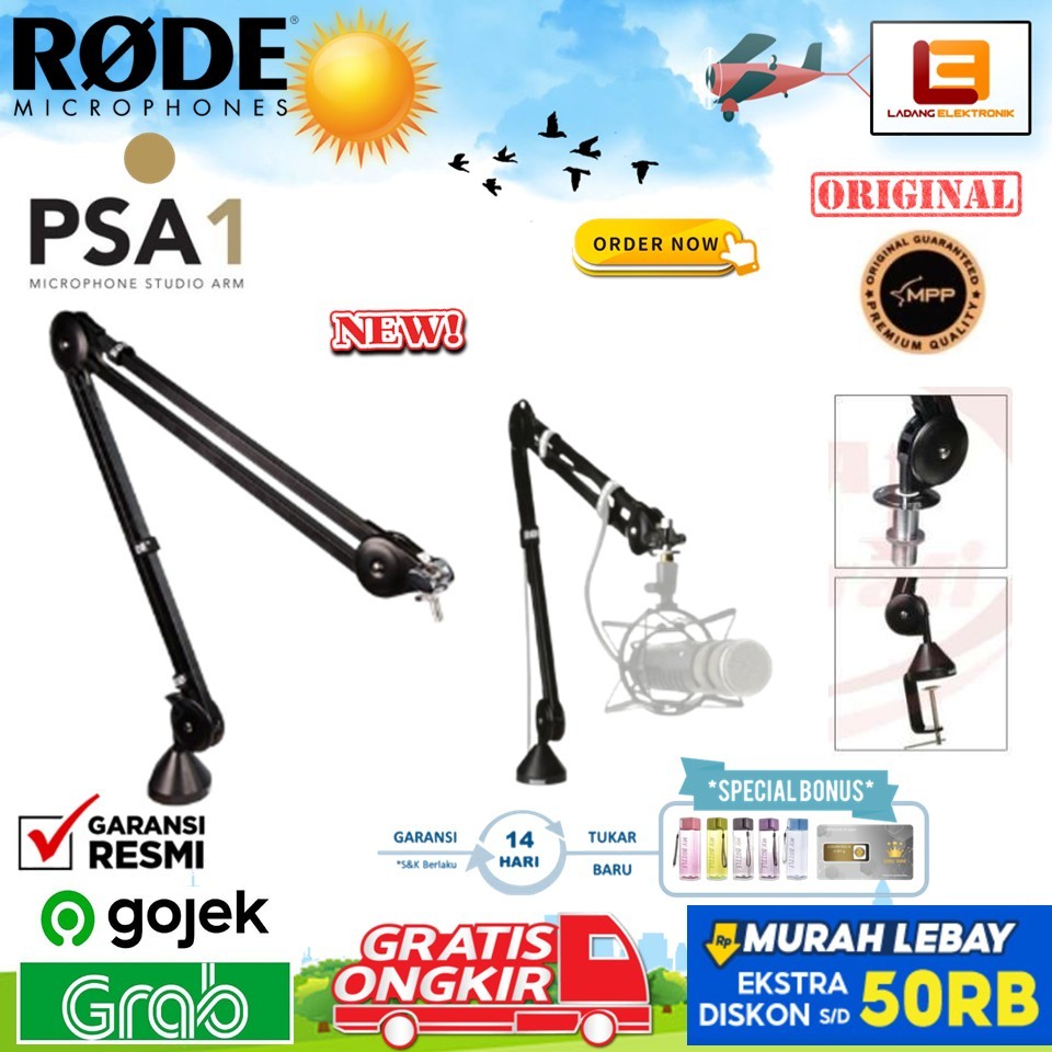 Jual Rode PSA1 Profesional Studio Boom Arm Microphone - PSA 1 Arm Stand ...