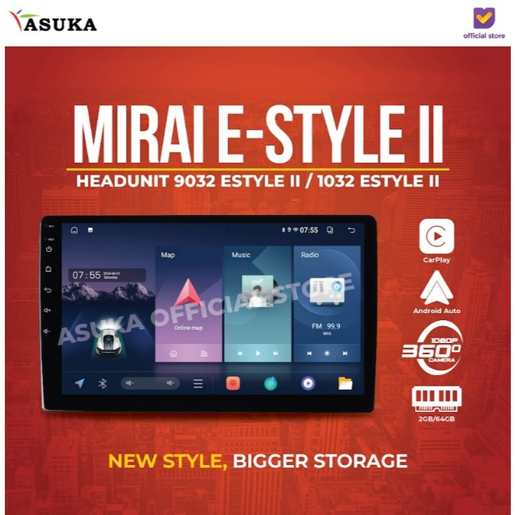 Jual Head Unit Android E Series (Mirai E-Style Gen 2) | Shopee Indonesia