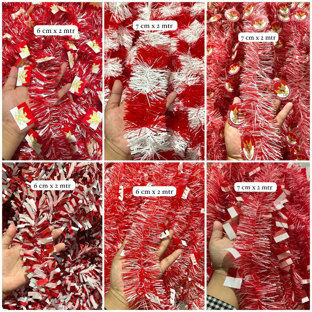 Jual Hiasan Slinger Agustusan Merah Putih Dirgahayu Kemerdekaan HUT RI ...
